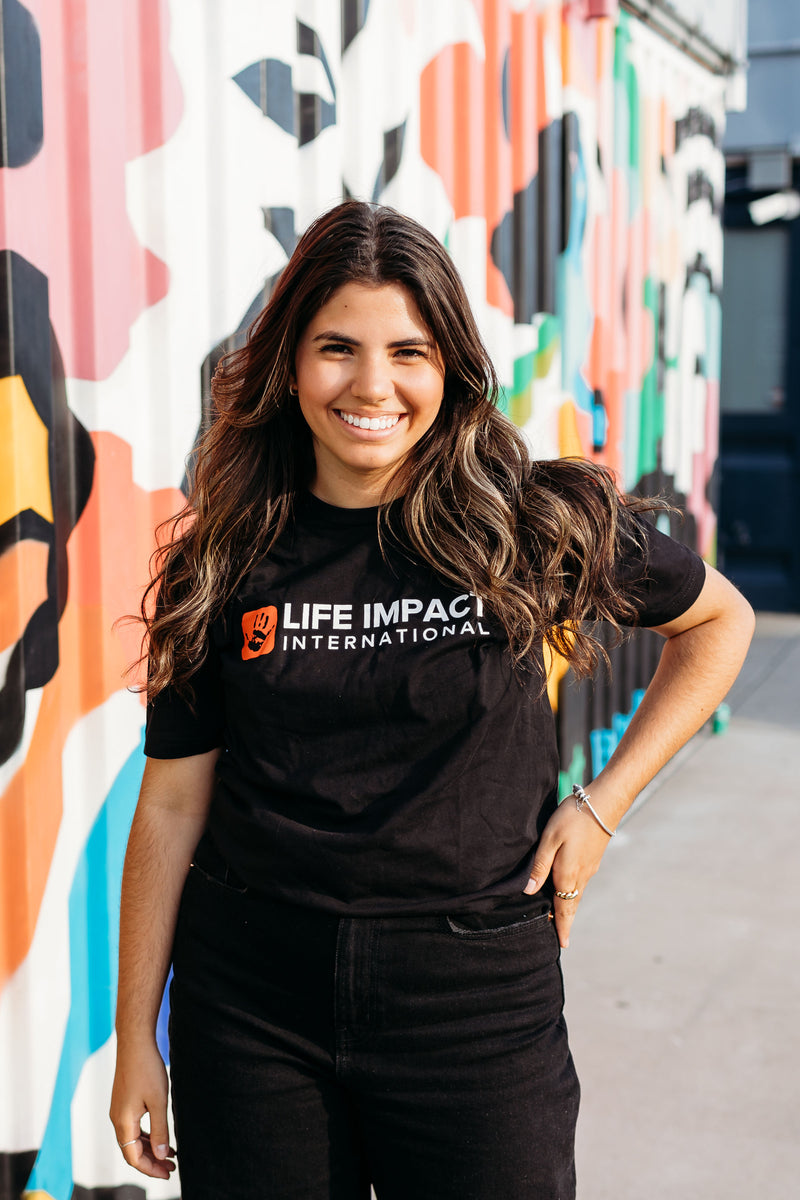 Life Impact Logo Crew Neck - Black NEW – Life Impact International